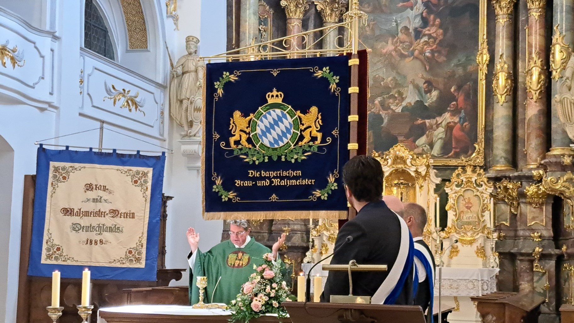 Fahnenweihe auf Kloster Scheyern | DBMB